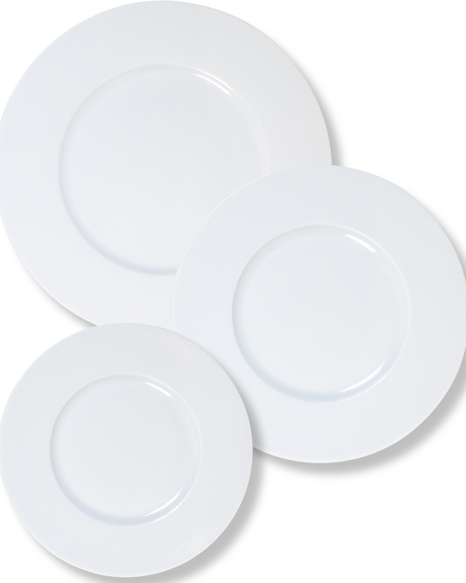 Python Dinner Plate | Rent | White – Maison de Carine