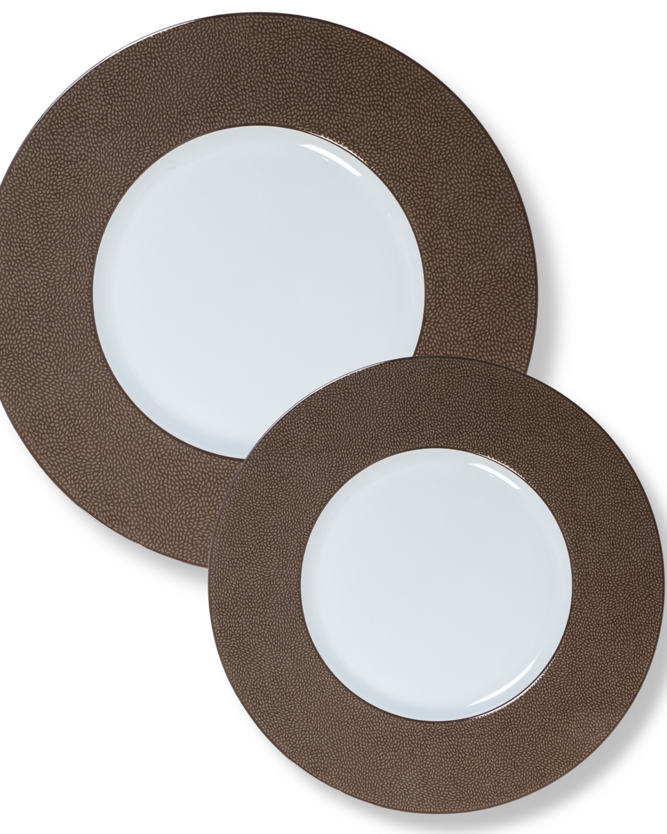 Python Dinner Plate | Rent | Brown – Maison de Carine