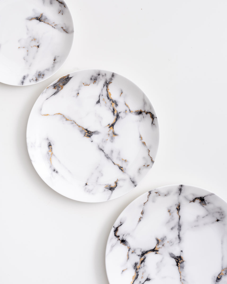 24K Marble Charger Plate | Rent – Maison de Carine