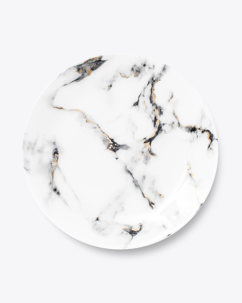 24K Marble Charger Plate | Rent – Maison de Carine