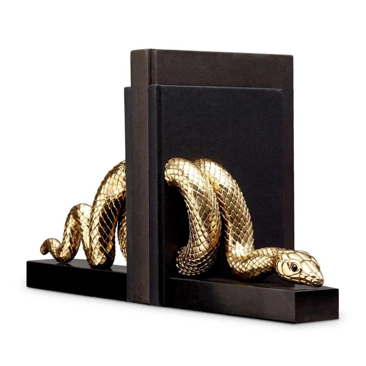 Gold Snake Bookend Set – Maison de Carine