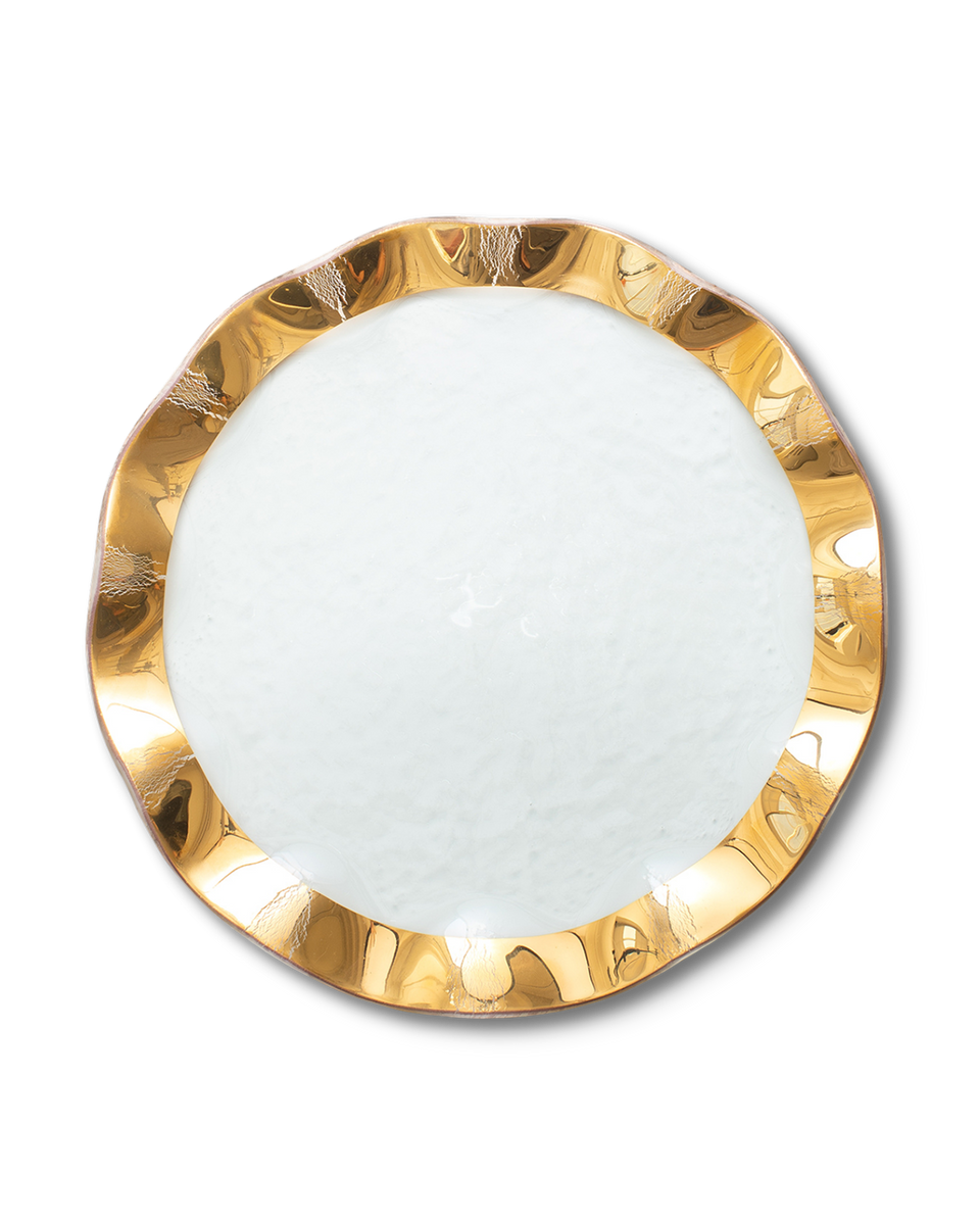 Ruffle Charger Plate | Gold – Maison de Carine
