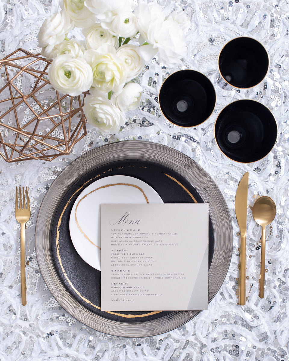 Eclipse Dinner Plate | Black – Maison de Carine