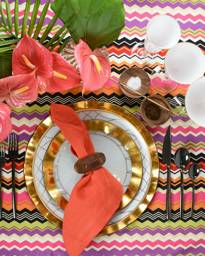 Ruffle Charger Plate | Gold – Maison de Carine