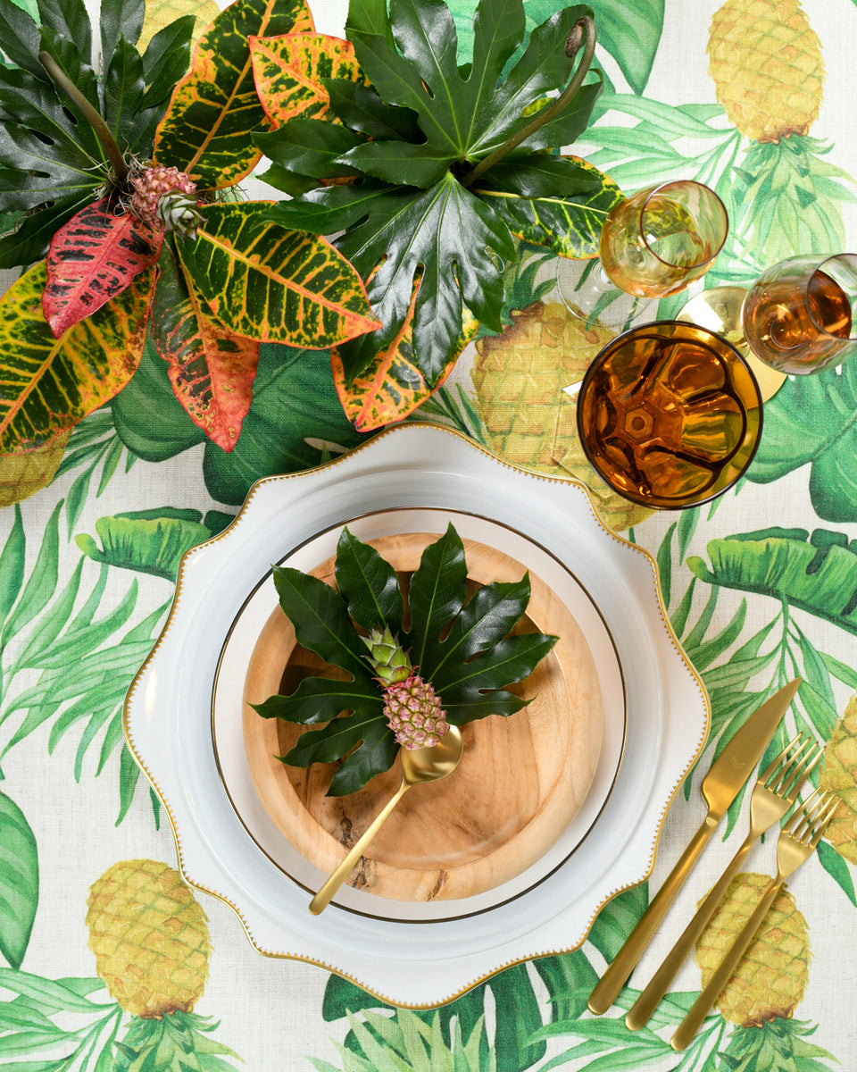 Alabaster Dinner Plate | Snow – Maison de Carine